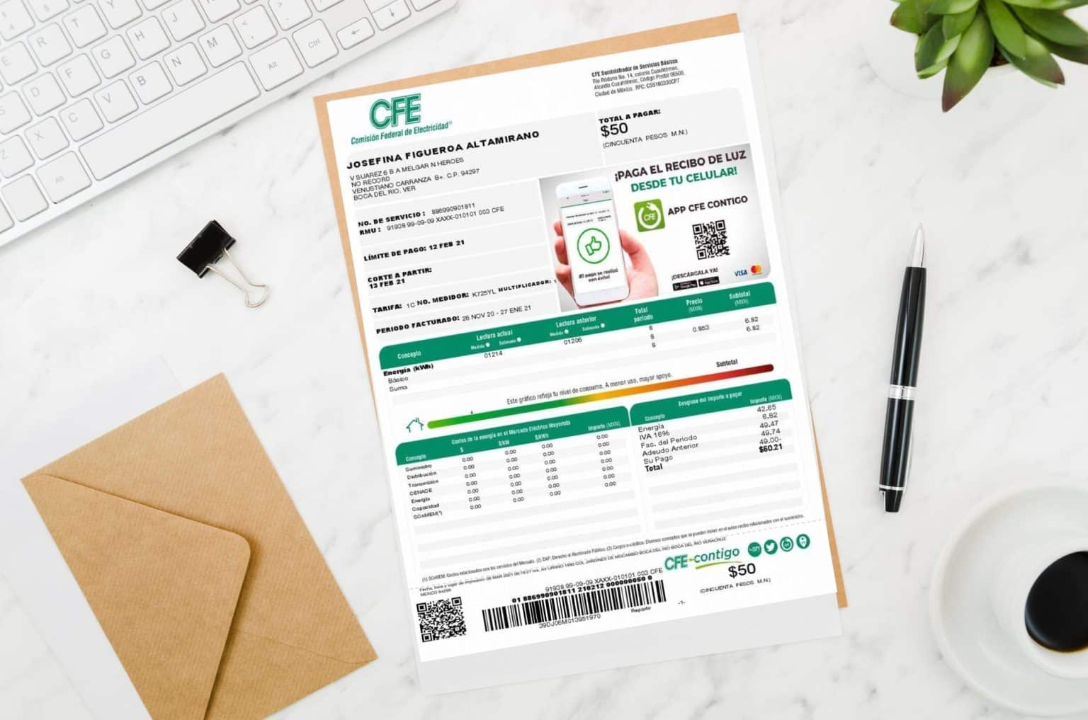 Recibo de la luz en México: Consultas y descargas - Cursos IMSS